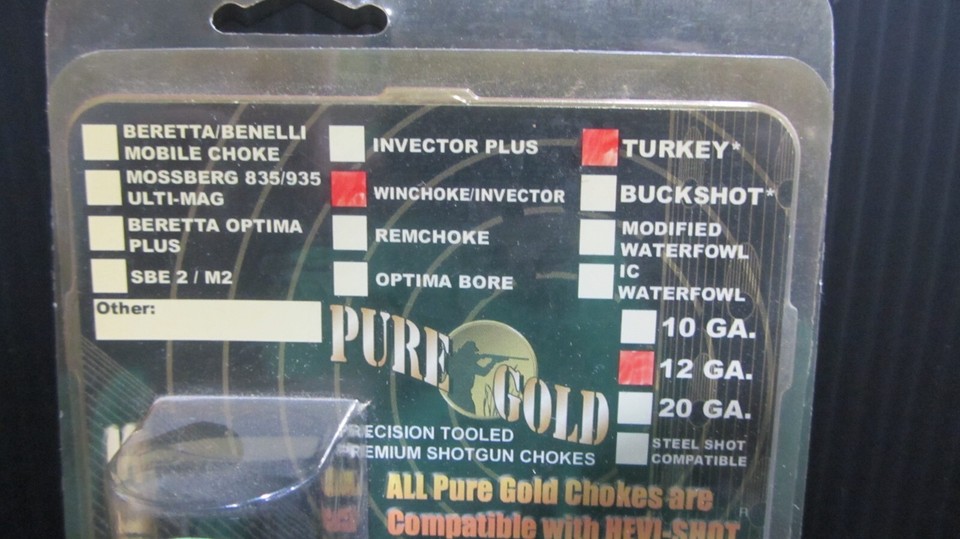 Pure Gold Turkey Choke Tube Winchester/Invector | eBay
