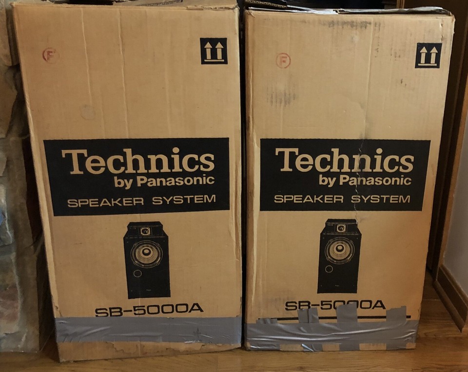 Vintage Technics By Panasonic Speakers SB5000A Matched Set Rare ...