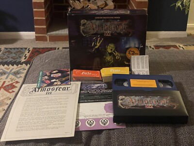 Vintage ATMOSFEAR 3 lII Expansion VHS Board Game Includes TAPE & CARDS ...