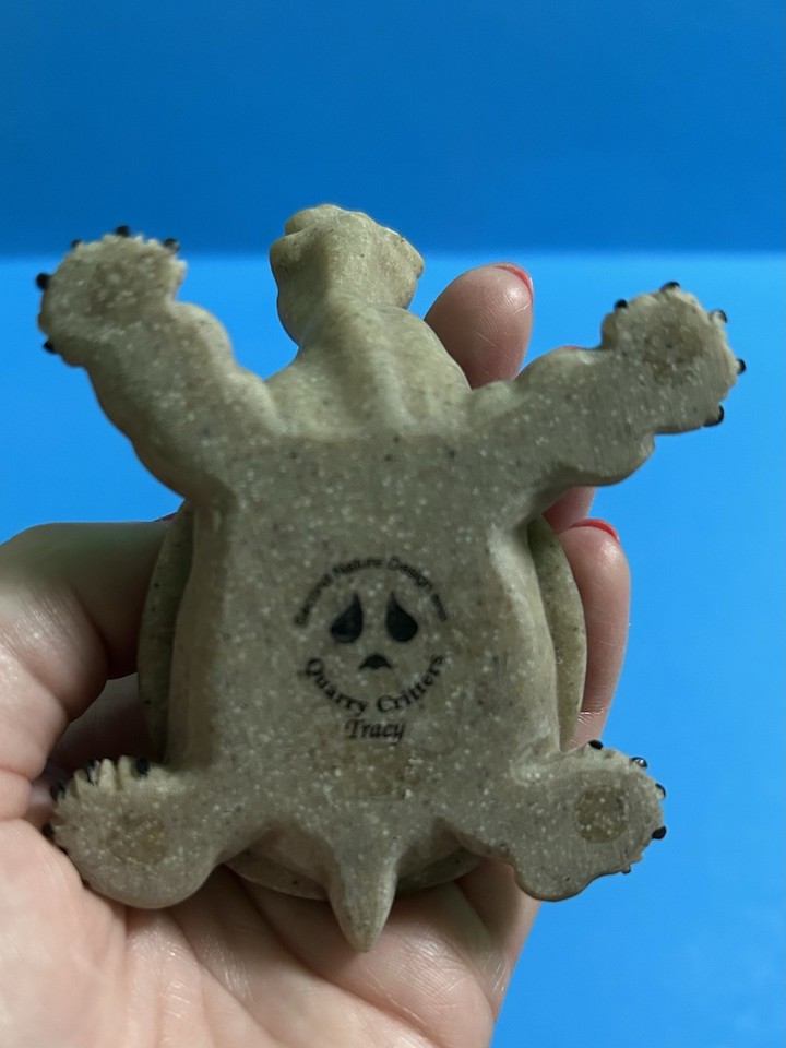 Quarry Critters Collectibles Second Nature Design Trixy Turtle Figurine ...