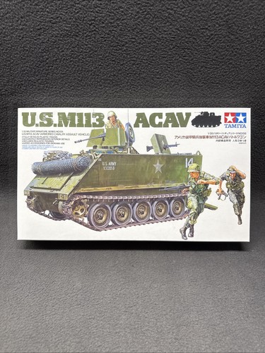 Tamiya 35135 1/35 US M113 ACAV Armored Cavalry Assault Vehicle Factory ...