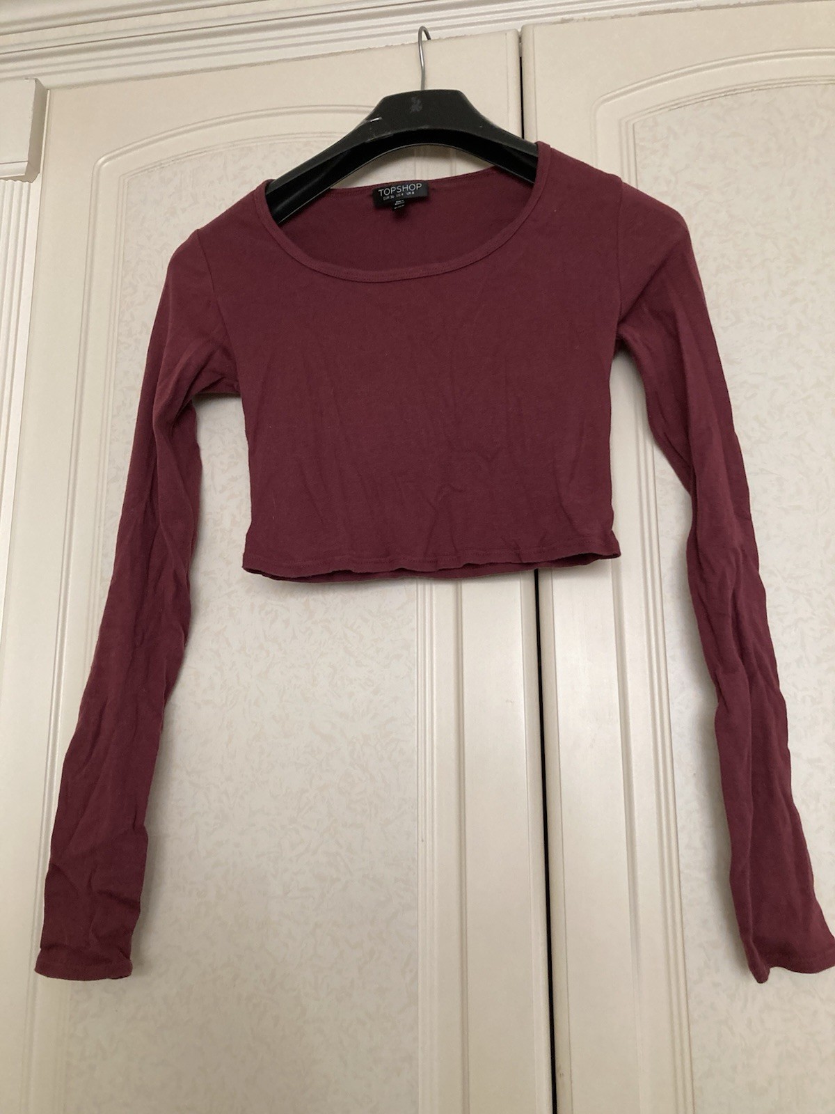 Cropped Top Size 8 From Top Shop | eBay