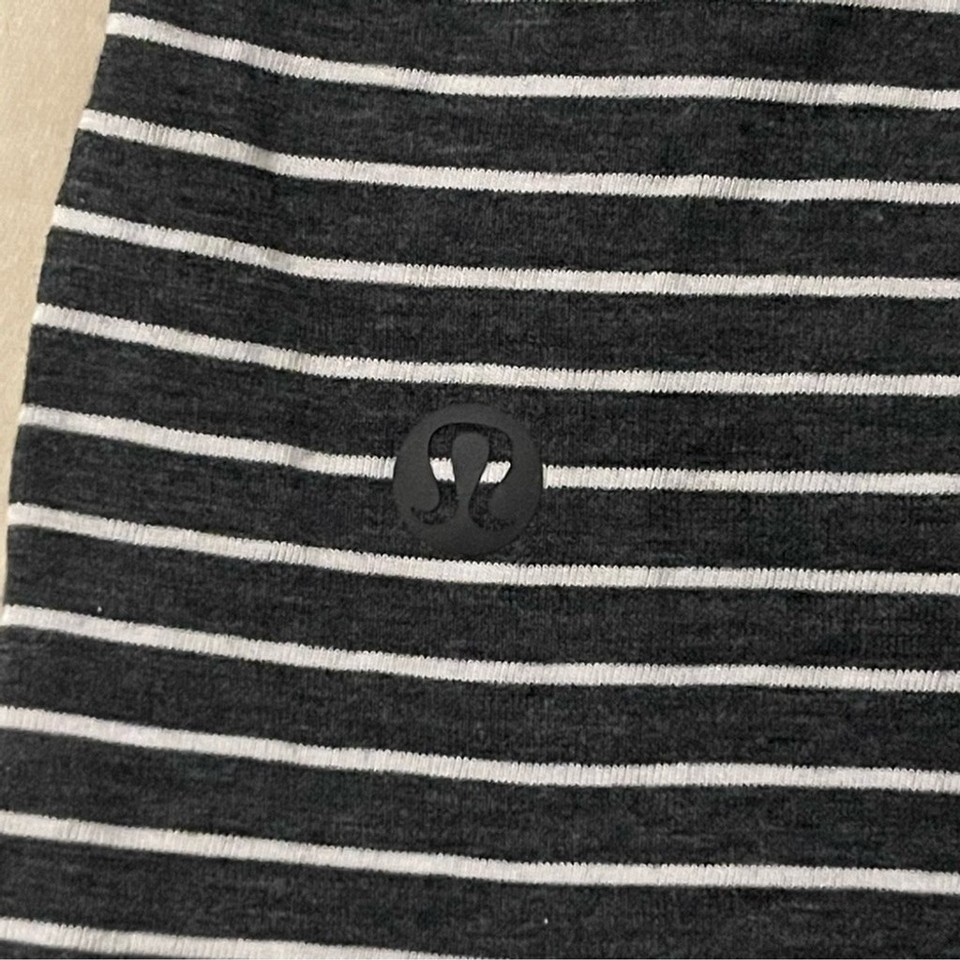 Lululemon Love Tank *Pleated Striped Racerback Tank Top Size 2 | eBay
