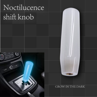 Universal JDM Glow In The Dark Blue Manuel Gear Long Stick Shift Knob ...