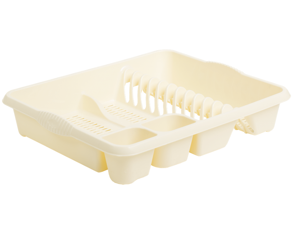 Wham Large Dish Drainer 46cm Large Plastic Sink Washing Up Drainer Made ...