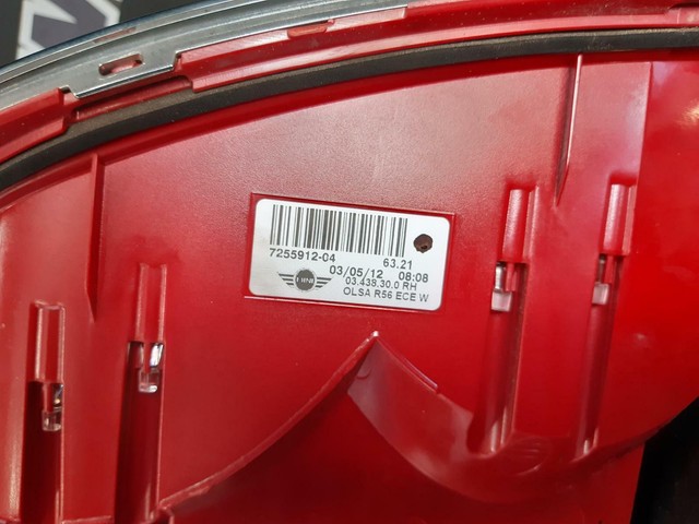 Genuine MINI R56 R57 R58 R59 Rear Light Right Part 63217255910 for sale ...
