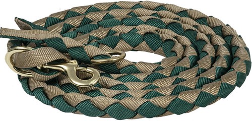Braided 9' Loping Lead Rope, Hunter & Tan | eBay