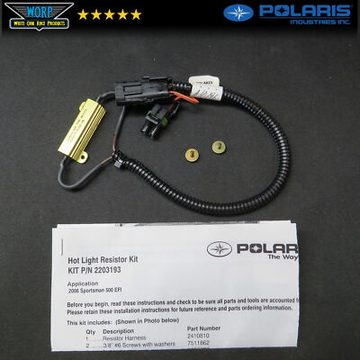 OEM POLARIS 2006 SPORTSMAN 500 HOT LIGHT FAN RESISTOR WIRE HARNESS ...