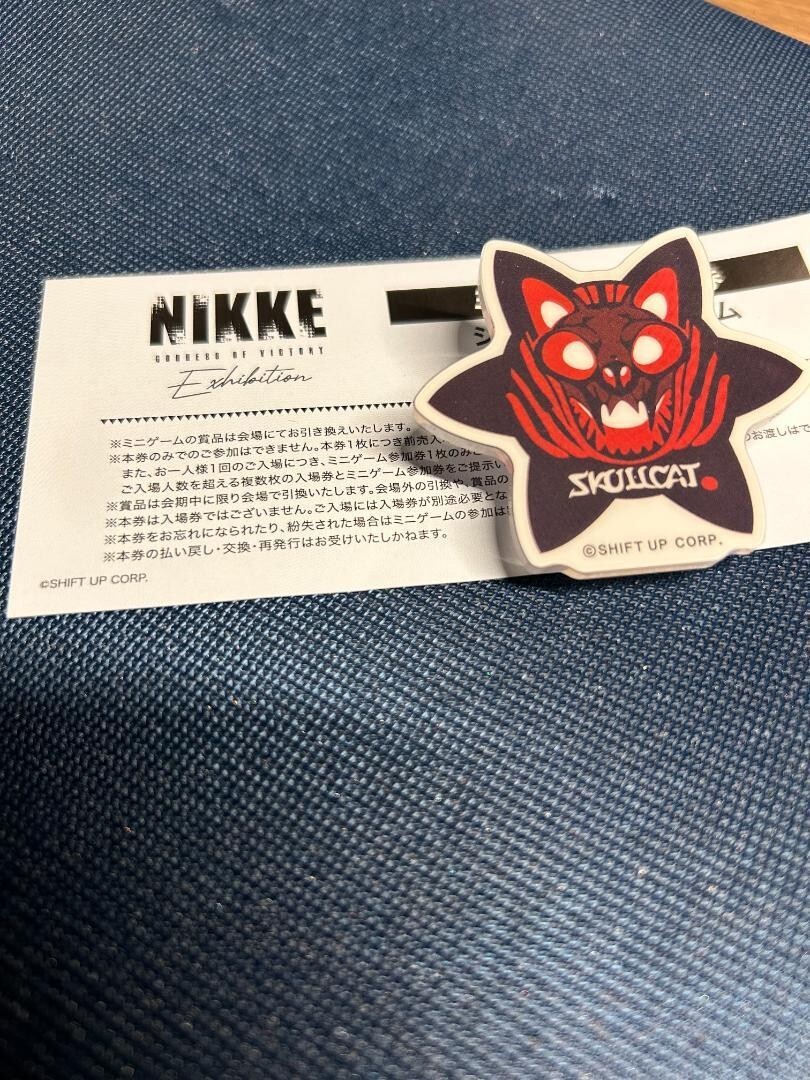 NIKKE Goddess of Victory Acrylic Badge Absolute 2024 Exhibition Limited ...