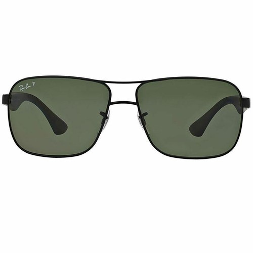 Ray-Ban Black w/Green Classic G-15 Polarized Lens Unisex Sunglasses ...