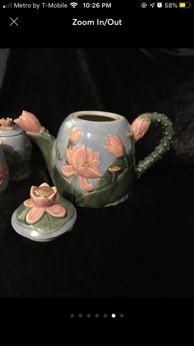 Henriksen Imports Tea Pot With Creamer And Sugar Bowl | eBay