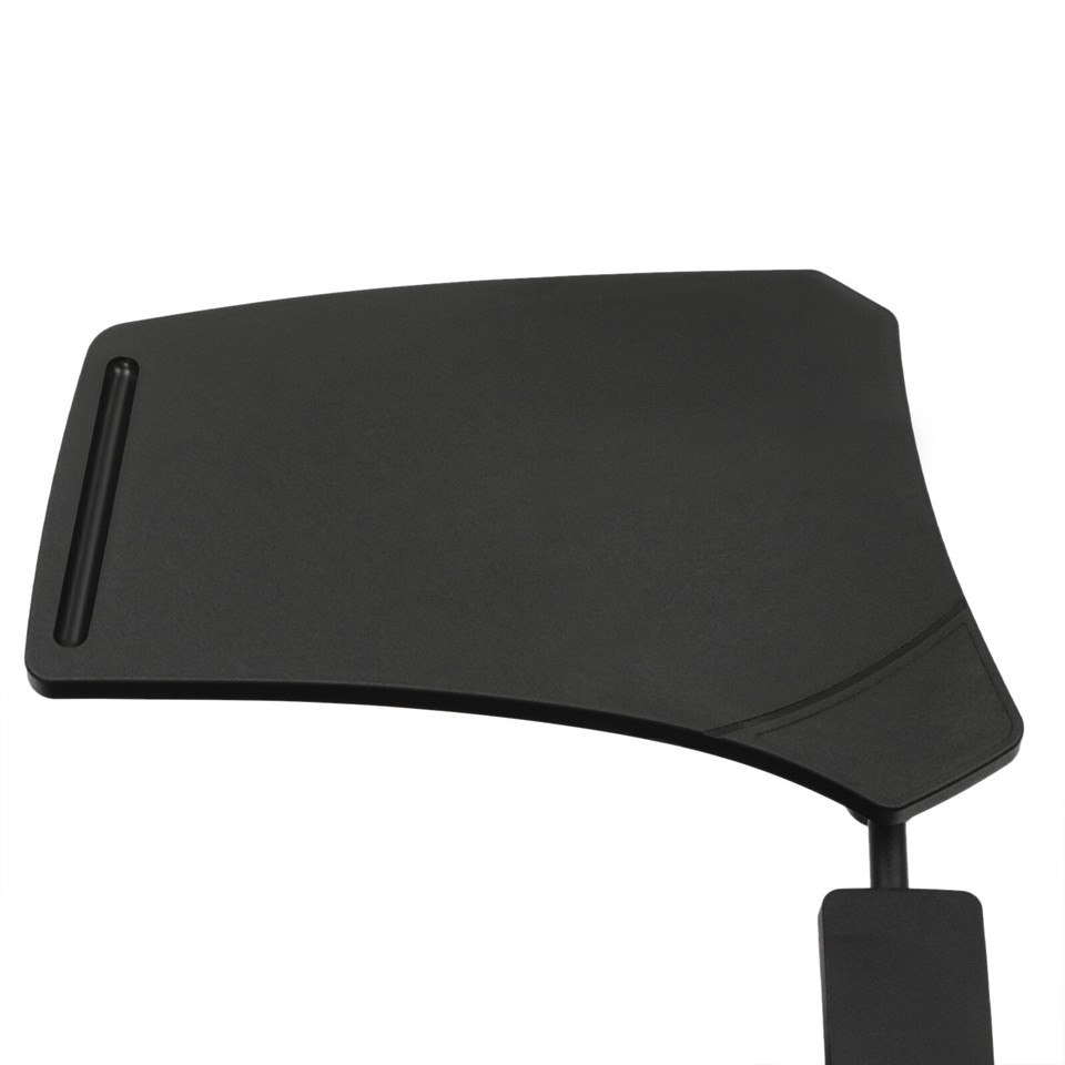 Study Reception Stacking Chair Mesh Guest Nesting with Table and Caster ...