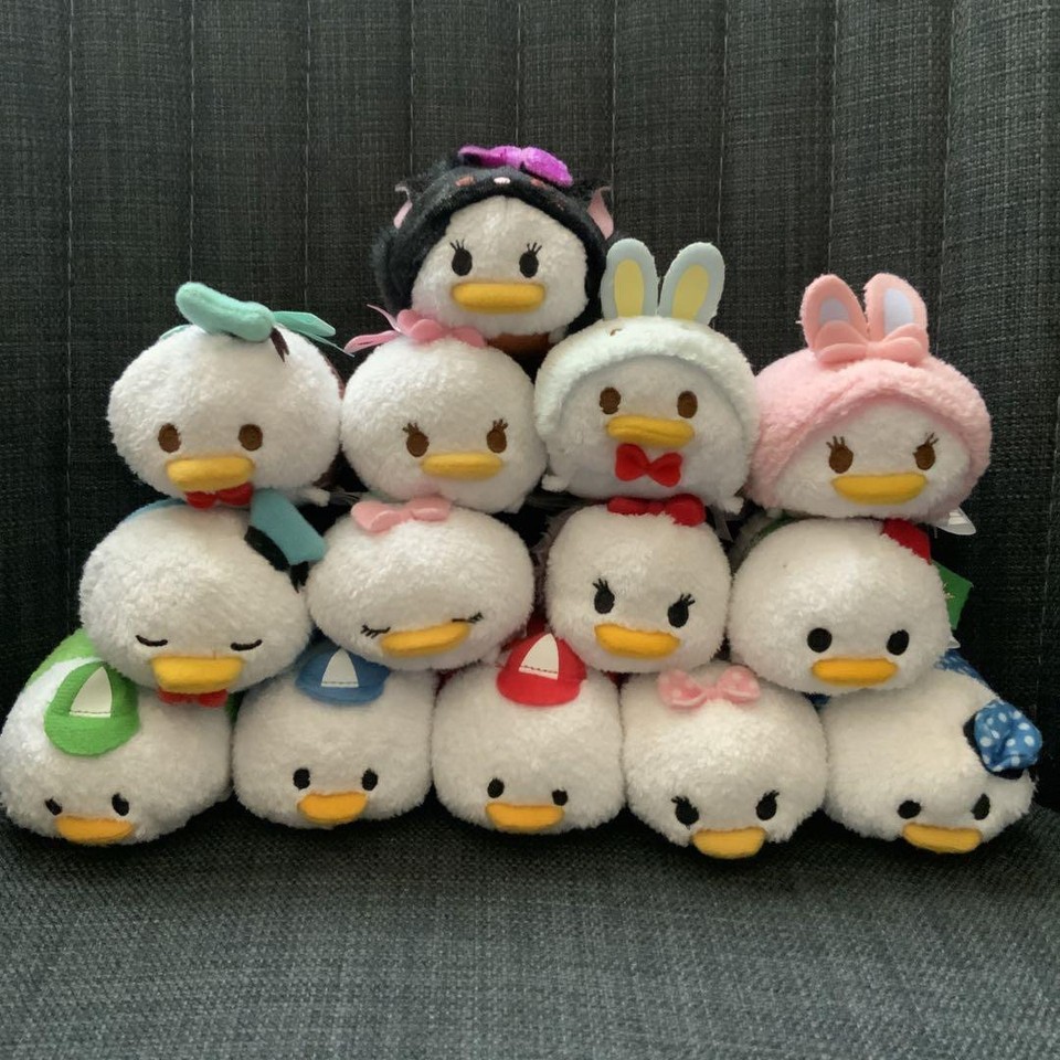 Disney Tsum Tsum Plush Lot Donald Daisy Set Used | eBay