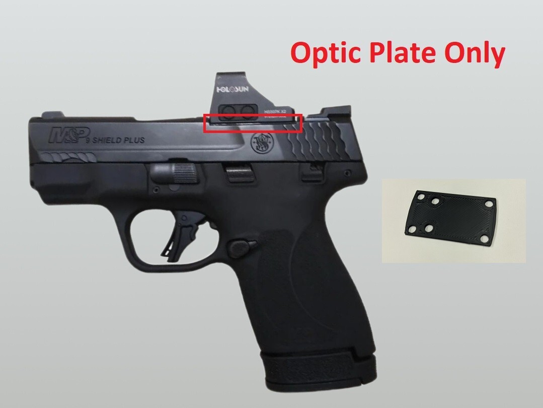 Optic Mount Adapter Plate For S&W Shield Plus To Fit Holosun 407K 507K ...