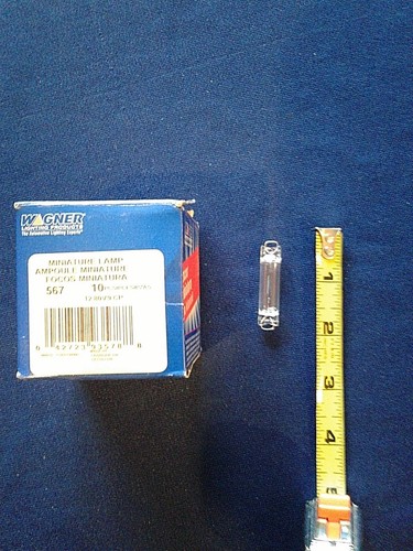 Trunk or Cargo Area Light Map Light Bulb Wagner # 567, Set of 2 | eBay