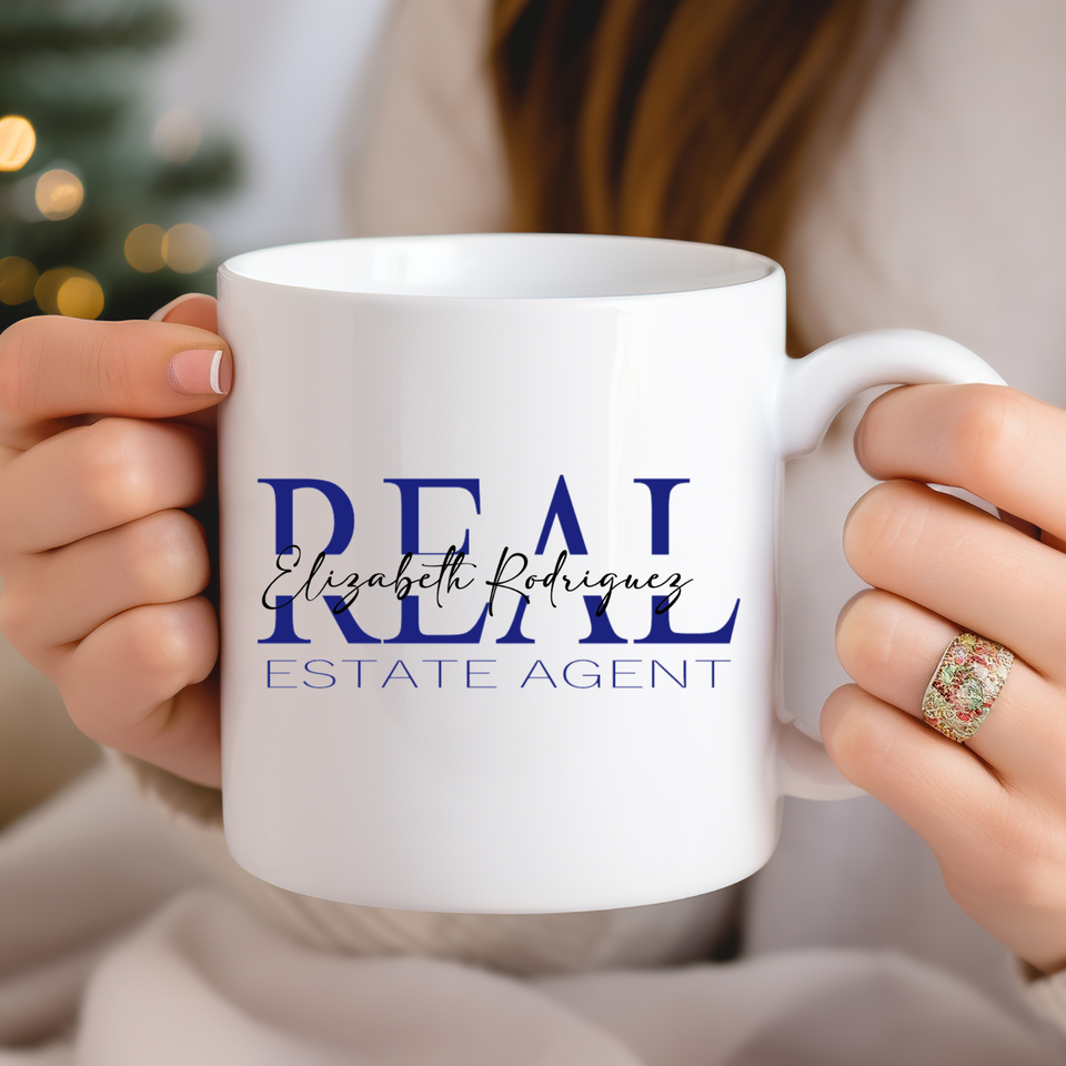 Realtor Custom Name Mug Customized Coffee Mugs with Name for Real ...