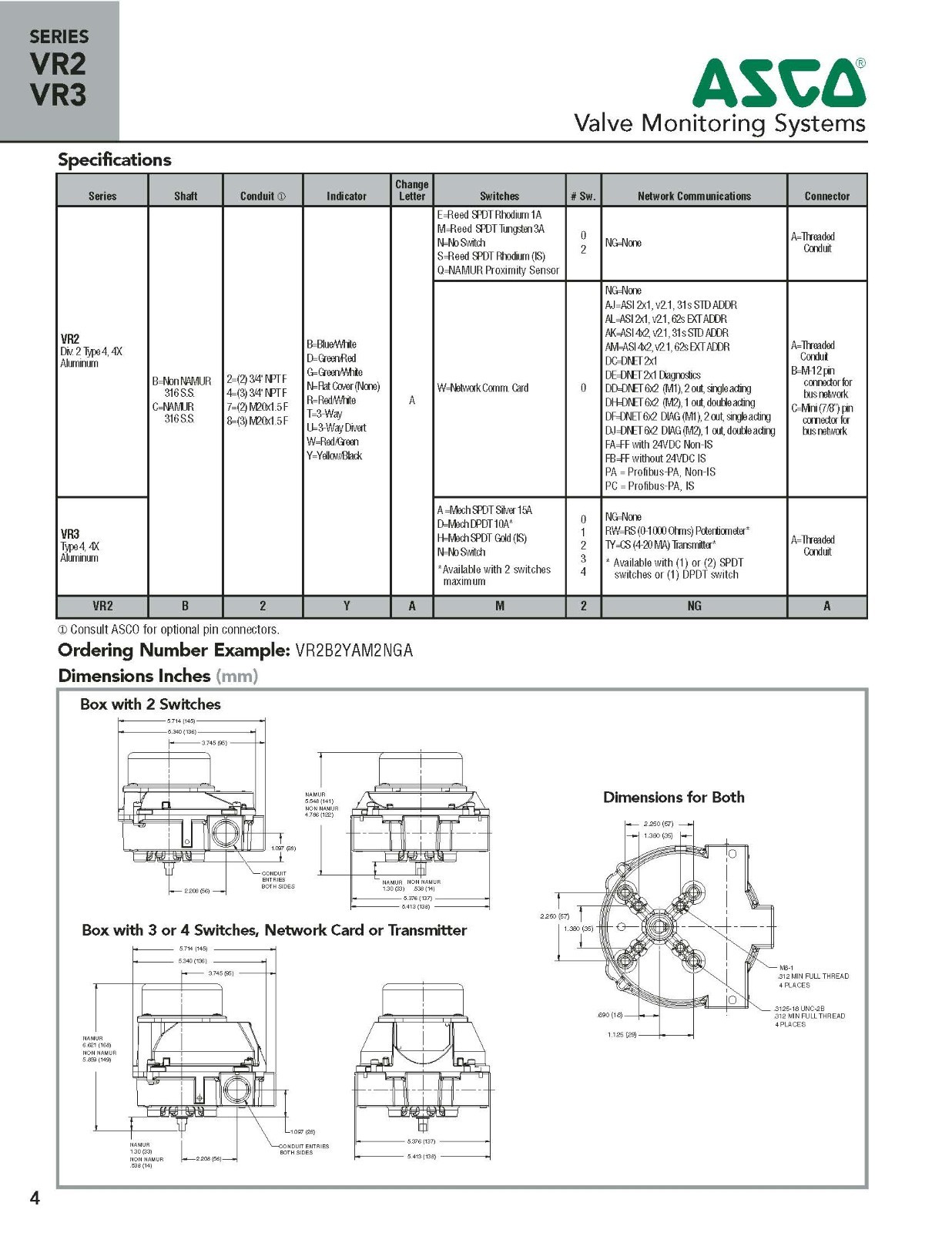 ASCO VR2C2YAT2NGA Valve Position Indicator for sale online | eBay