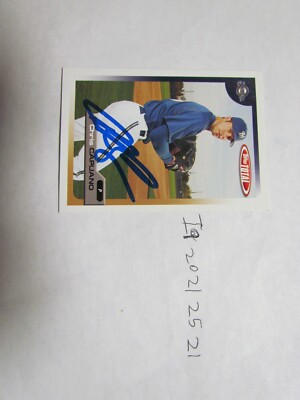 2005 Topps Total Chris Capuano Signed Baseball Card | eBay