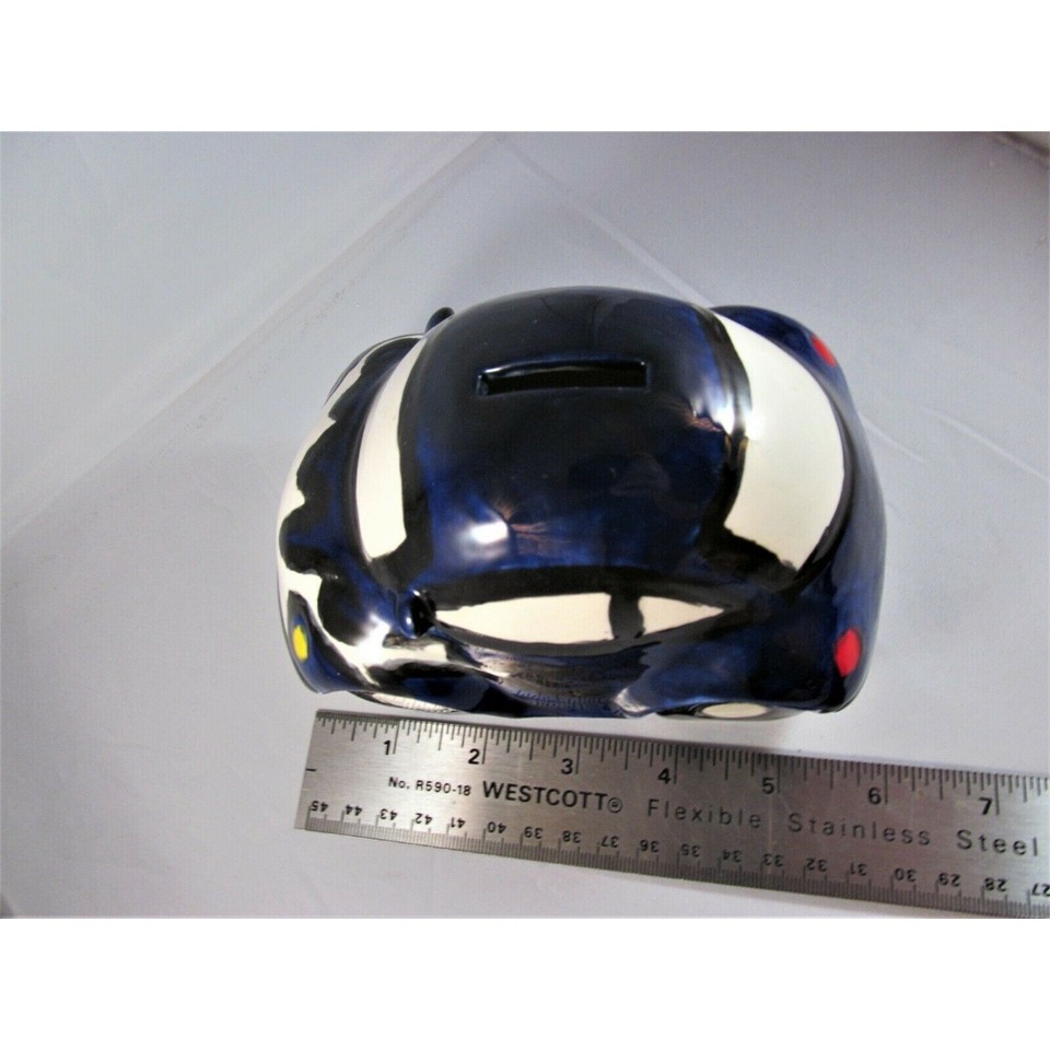 Ceramic VW Beetle Animated Figure Car Coin Bank with Stopper | eBay