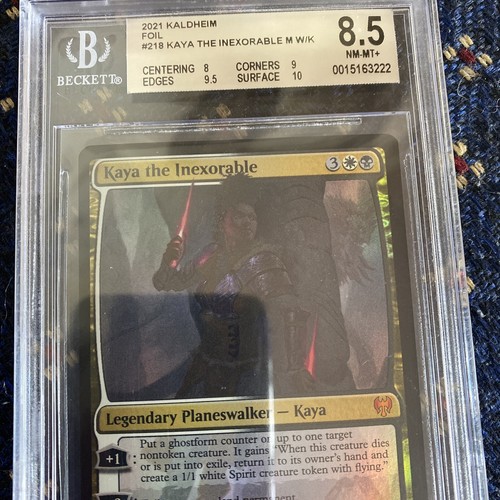 MTG - 2021 Kaya the Inexorable Foil (Kaldheim #218)- Beckett 8.5 | eBay