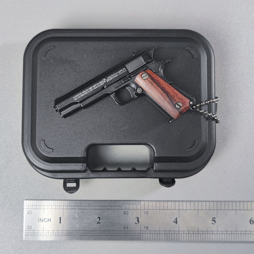 1:3 1911 Metal Keychain Toy Gun Model Keychain Metal Alloy Pistol ...