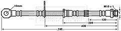 Borg & Beck BBH7646 Brake Hose for sale online | eBay UK
