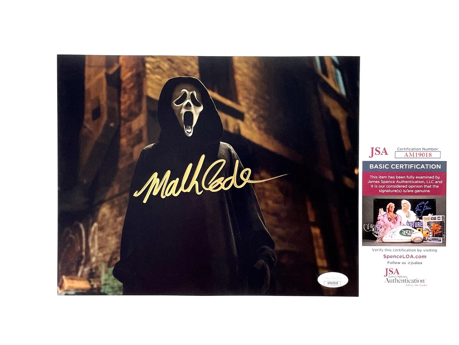 Scream VI Ghostface Mathieu Coderre Signed 8x10 Photo Horror Movie Scream VI JSA | eBay
