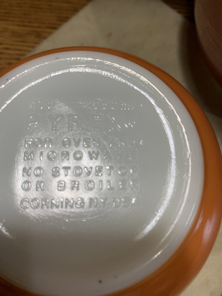 3 PYREX Autumn Harvest Wheat Nesting Mixing Bowls 403 402 401 | eBay