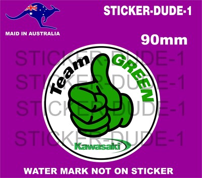 TEAM GREEN KAWASAKI STICKER MOTOCROSS MX MOTORCYCLE | eBay