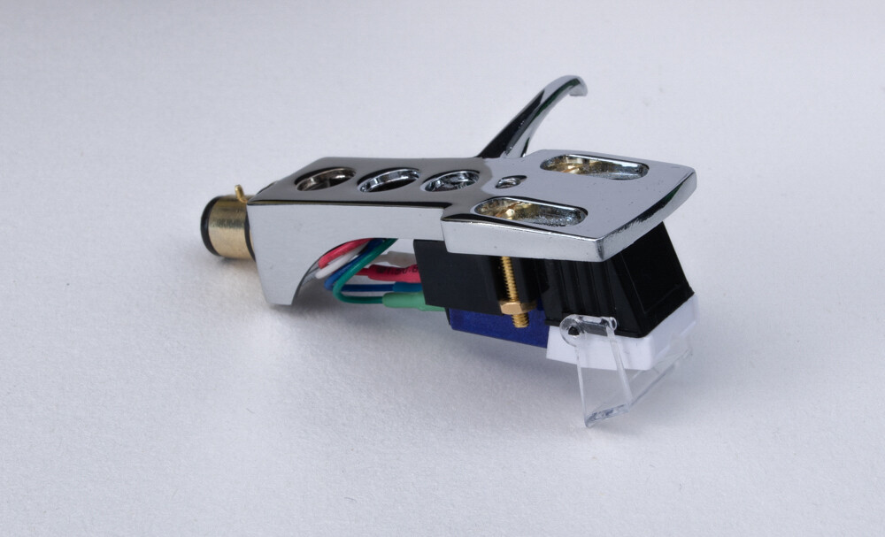Chrome finish Headshell & Cartridge for JVC JL F45, JL B44, L A55, L ...