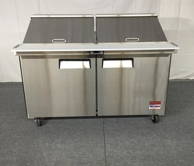 60" SANDWICH PREP UNIT PREP TABLE Cooler 60 5' MEGA TOP 24 Pan ...