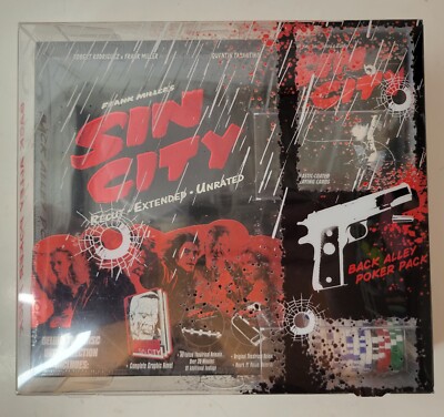 Sin City Recut, Extended and Unrated Rare Back Alley Poker Pack DVD Box ...