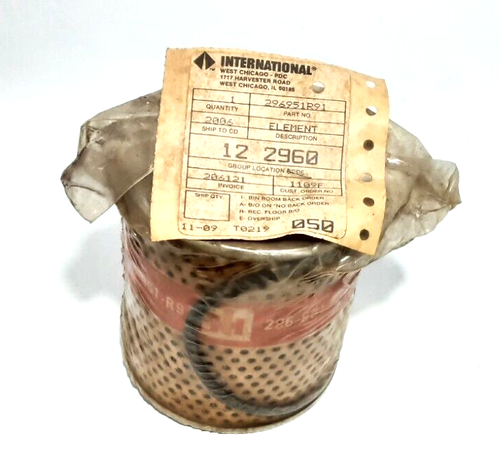 IH International 296-951-R91 Oil Filter Element Sealed Bag Original NOS ...