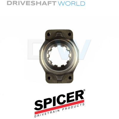 End Yoke Splined Bore 1410 series Strap Style 1.750x10 spline Spicer 3 ...