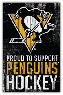 Pittsburgh Penguins NHL Hockey Sport Logo Car Bumper Sticker Decal ...