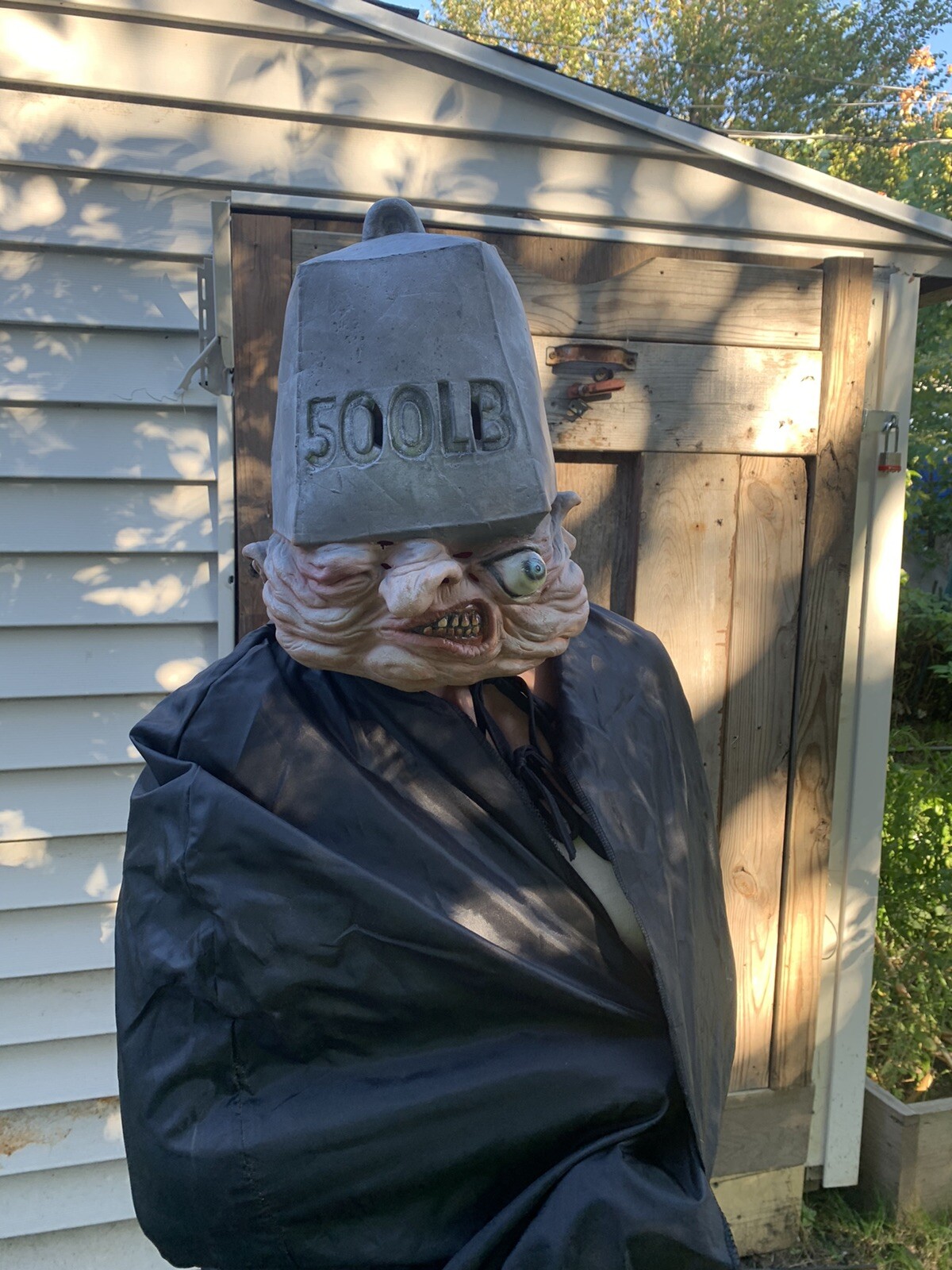 Vintage 500 lb smashed head Rubber Latex Mask Hallowe… - Gem