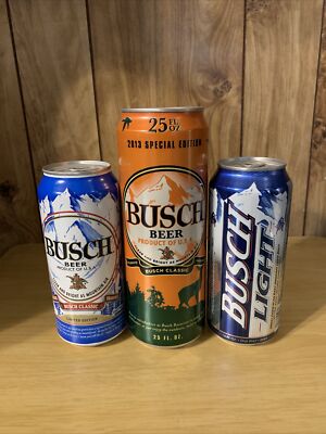 aluminum busch beer cans | eBay