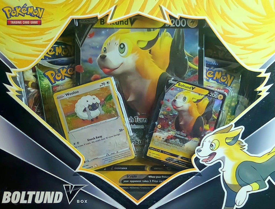 Boltund V Box Promo Pokemon TCG [Sword & Shield] - - NEW - FACTORY ...