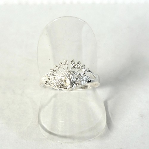 Vintage .925 Sterling Silver PEACOCK Ring Size 6.5 | eBay