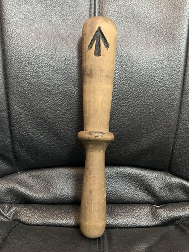 Ultra Rare Victorian British Military Police Small Wooden Stick Club ...