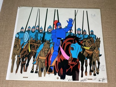 King Arthur Animation Cel Vintage Cartoons Production Art Movie Anime ...