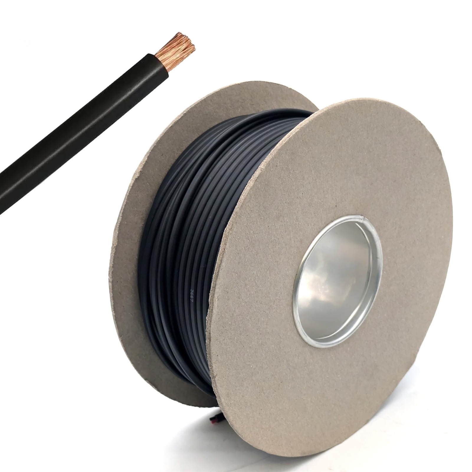 SINGLE CORE AUTOMOTIVE 12V 24V BLACK WALL CABLE WIRE 1MM 16.5 AMP ...