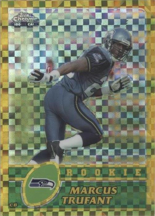 2003 Topps Chrome - Marcus Trufant #206 Gold X-Fractor /101 (RC) for ...