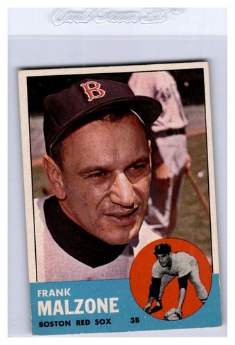 1963 Topps #232 Frank Malzone Boston Red Sox | eBay