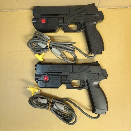 PS1 Guncon NPC-103 Namco 2 Gun Controllers Japan ver. Sony Playstation ...