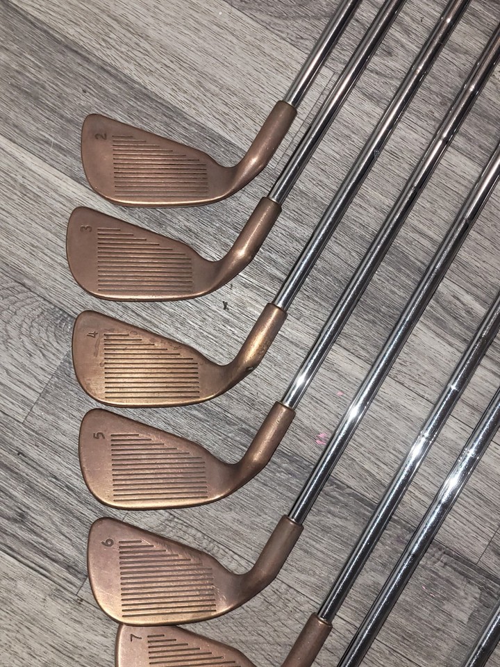 PING Eye 2 Black Dot BERYLLIUM Copper RH Iron Set 2-PW Steel Shaft ...