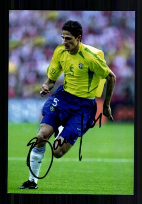 Edmílson Brasilien Weltmeister 2002 Foto Original Signiert + A 232995 ...