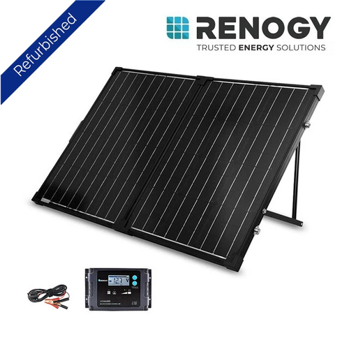 Renogy 12Volt 100W Suitcase Solar Panel 20APWM Waterproof Solar ...