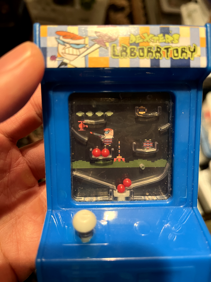 Cartoon Network Dexter's Laboratory Mini Pinball Machine Desktop ...
