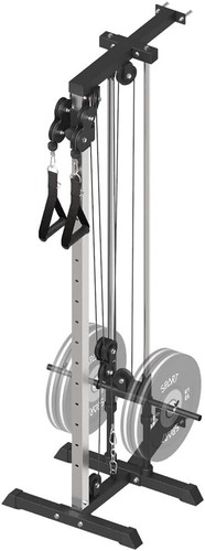 SPART LAT Pull Down and Low Row Cable Machine,Row Machine,Black | eBay
